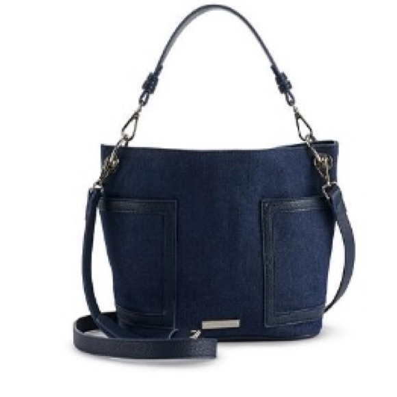 Madden Girl | Bags | Madden Girl Blue Denim Look Satchel Purse New With ...